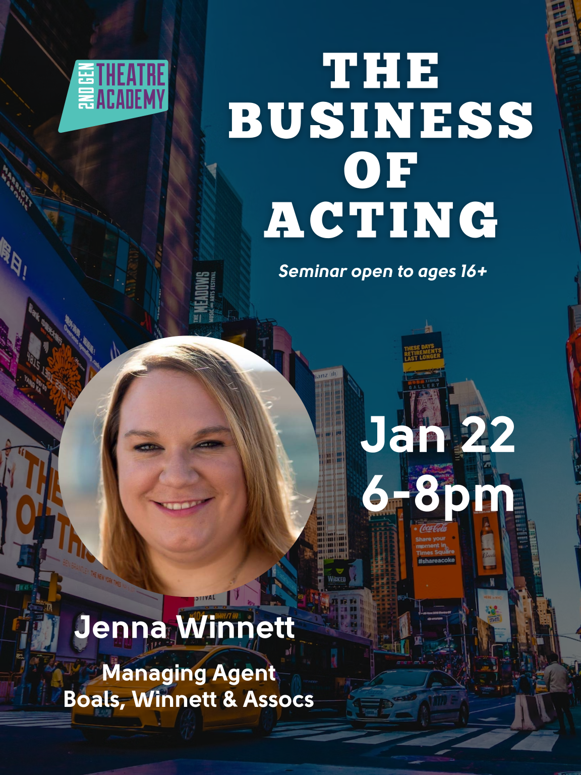 ADULT CLASSES – Second Generation Theatre